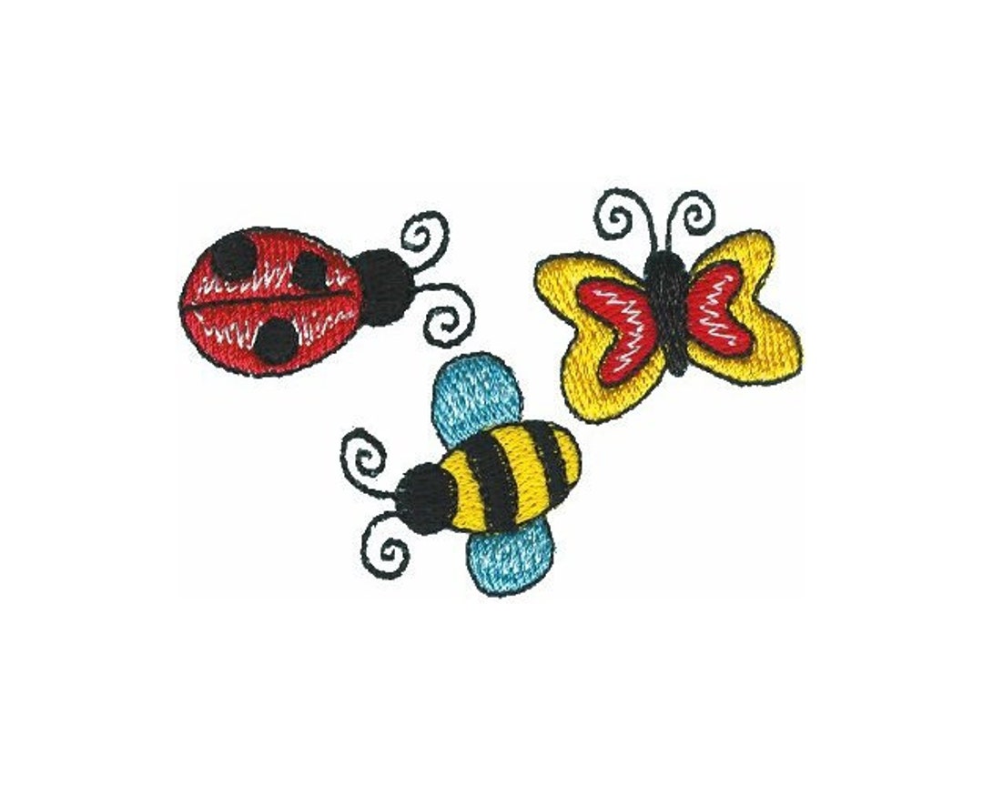 Bugs - Machine Embroidery Design - Etsy