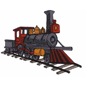 Train Machine Embroidery Design - Etsy