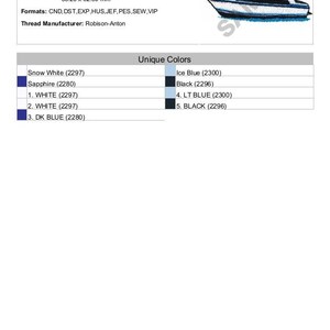 Cabin Cruiser - Machine Embroidery Design - Etsy