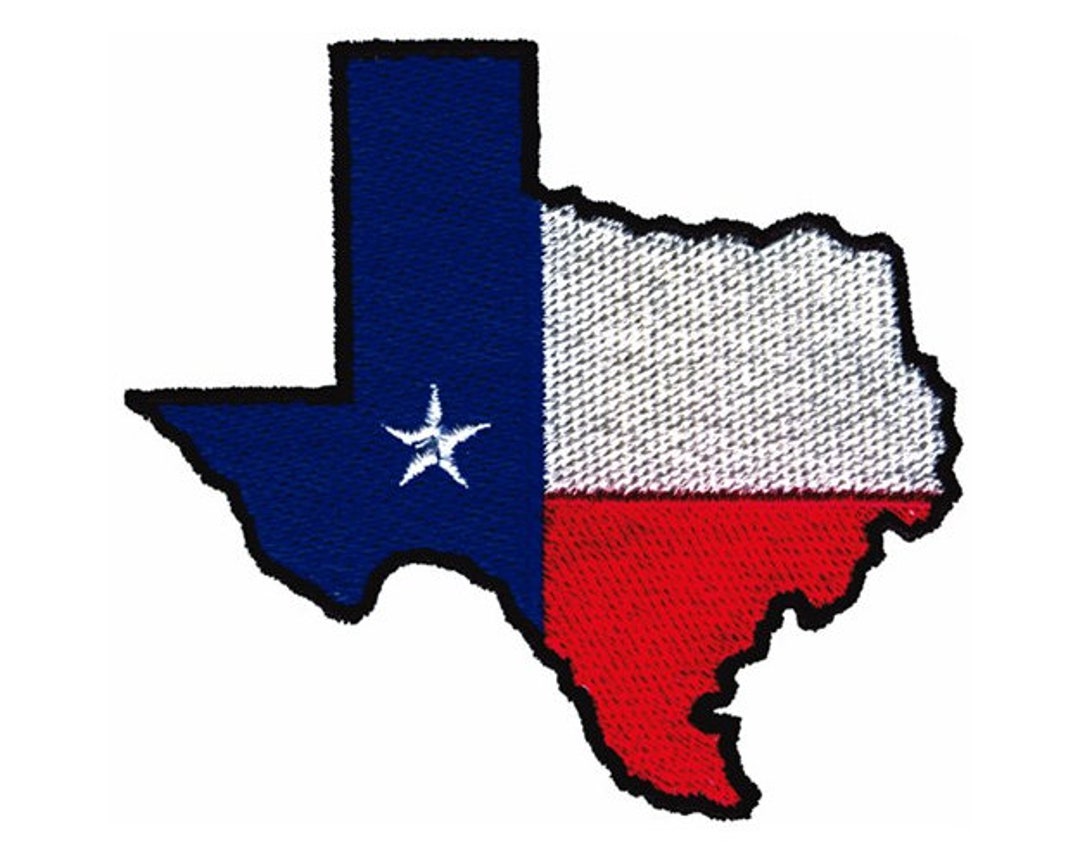 Texas Flag Machine Embroidery Design - Etsy