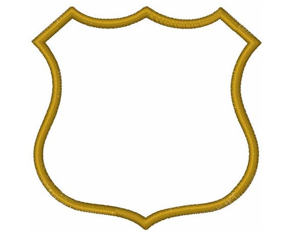 Shield Three Inches Machine Embroidery Design - Etsy