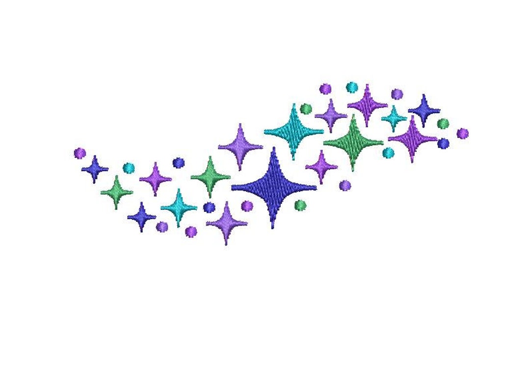 Stars - Machine Embroidery Design - Etsy