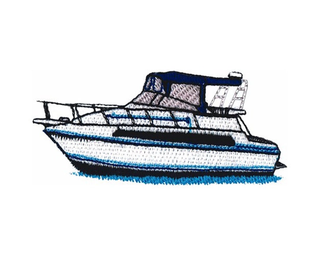 Cabin Cruiser - Machine Embroidery Design - Etsy