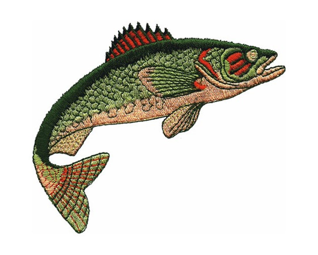 Walleye - Machine Embroidery Design - Etsy