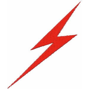 Lightning Bolt - Machine Embroidery Design - Etsy
