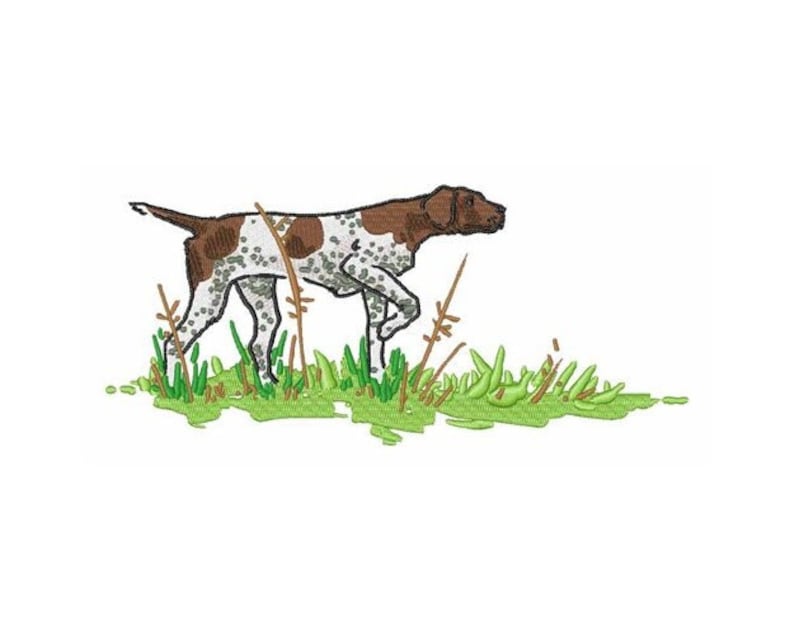 Gsp Bird Dog Machine Embroidery Design - Etsy