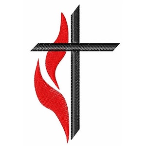 Methodist Cross - Machine Embroidery Design - Etsy