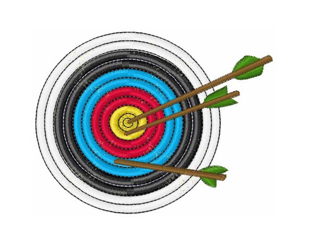 Archery Target - Machine Embroidery Design - Etsy