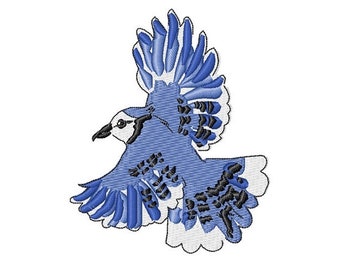 Blue Jay Embroidery Machine Design - Etsy
