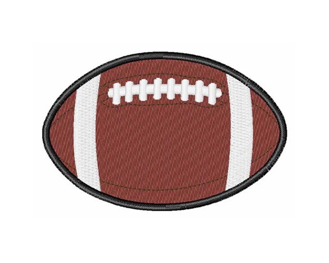 Football Machine Embroidery Design - Etsy