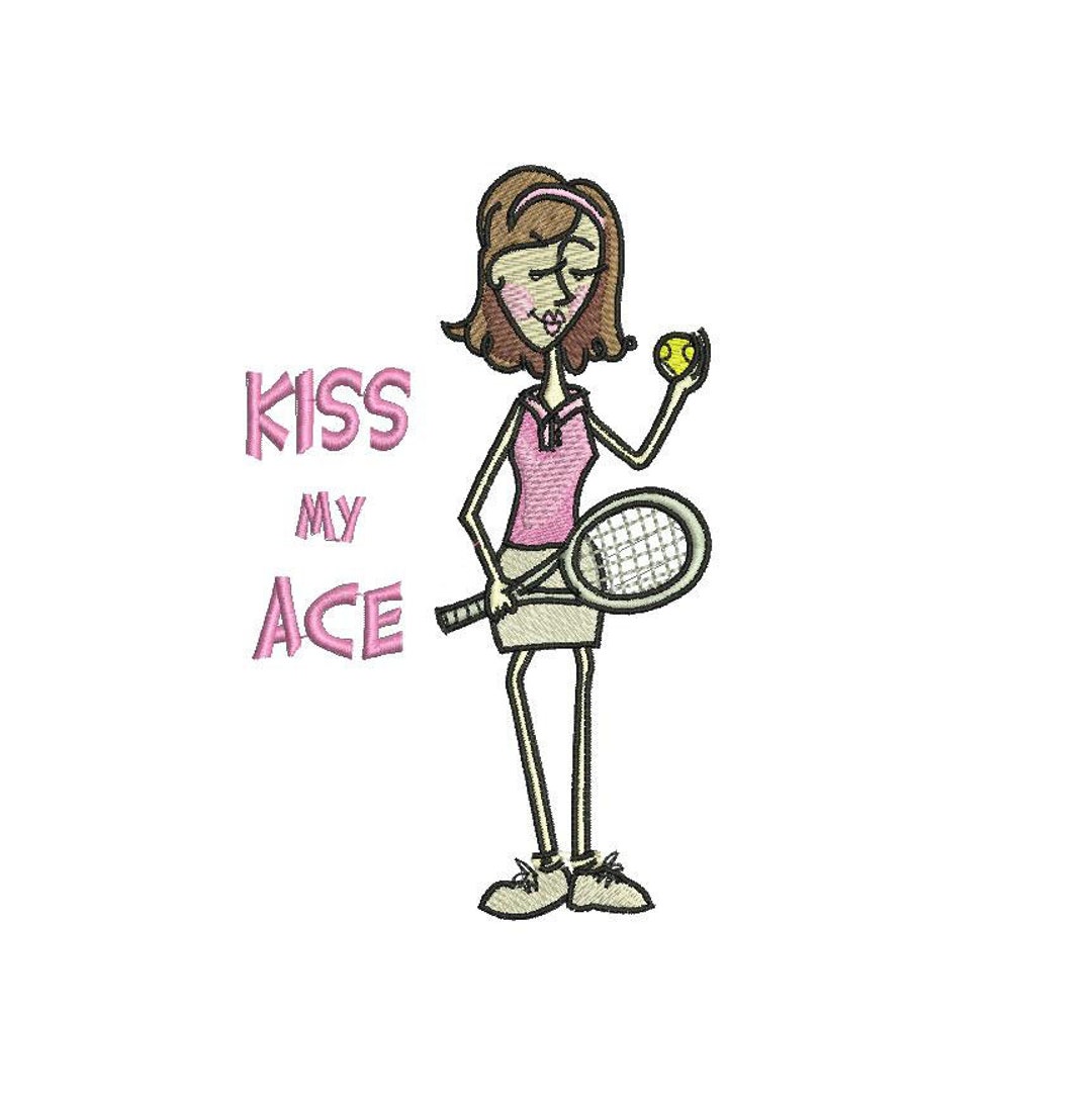 Tennis Machine Embroidery Design - Etsy