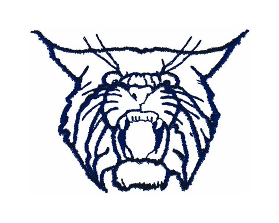Wildcat - Machine Embroidery Design - Etsy