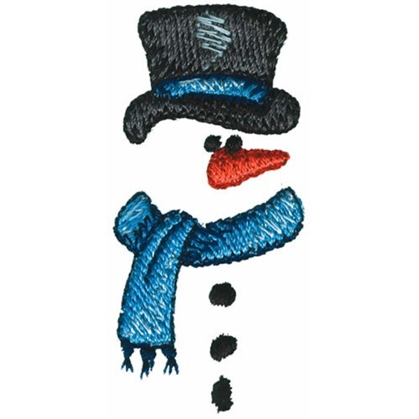 Snowman Face Embroidery - Etsy