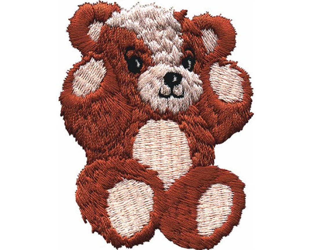 Teddy Bear - Machine Embroidery Design - Etsy