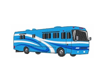 Motor Home Machine Embroidery Design