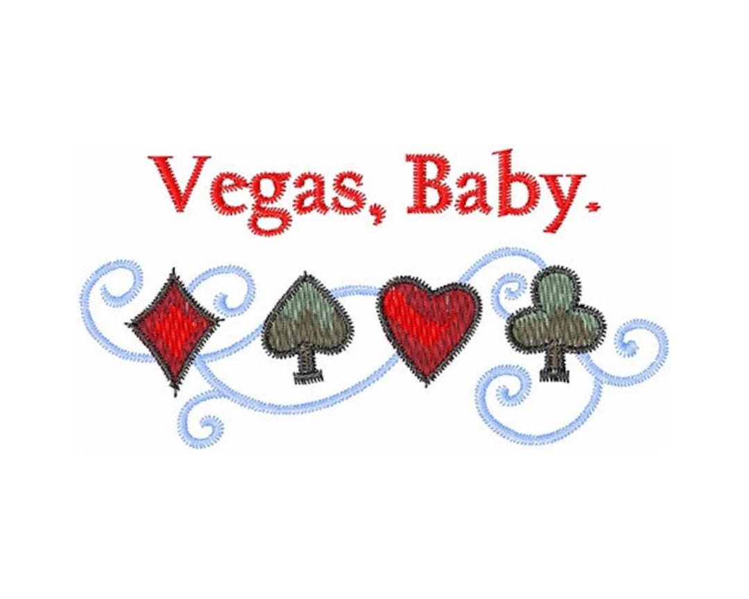 Playing Card Suits Machine Embroidery Design - Etsy
