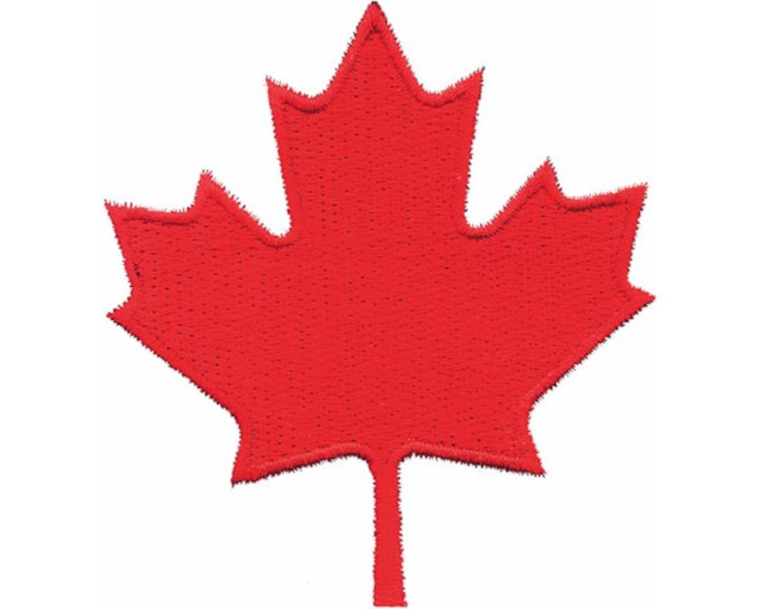 Canadian Maple Leaf - Machine Embroidery Design - Etsy