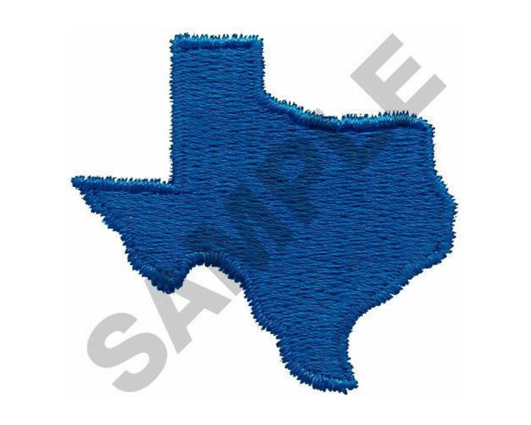 STATE OF TEXAS - Machine Embroidery Design - Etsy