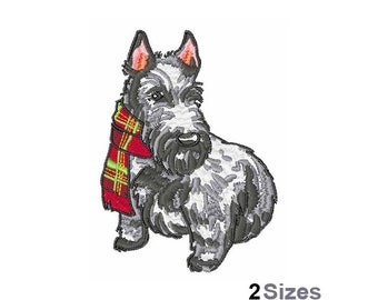 We Bit Scottish - Machine Embroidery Design, Scottish Terrier ...