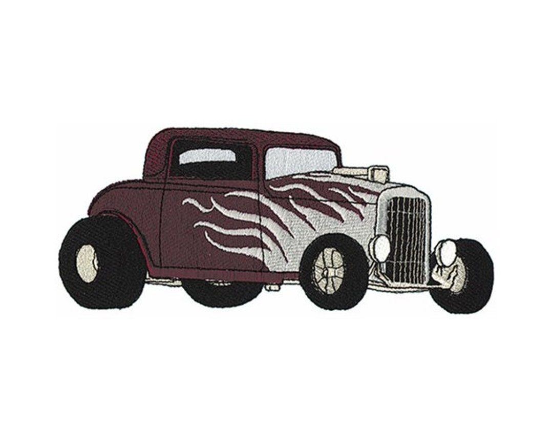 Street Rod - Machine Embroidery Design - Etsy