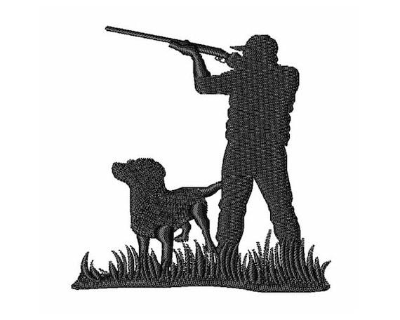 Bird Hunter Machine Embroidery Design - Etsy
