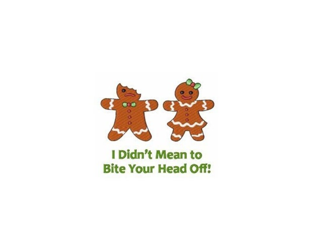 Bite Head off Machine Embroidery Design - Etsy
