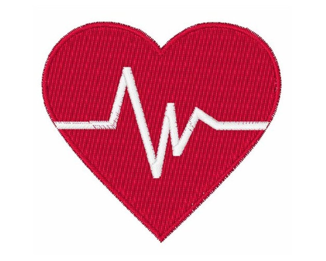 Heartbeat - Machine Embroidery Design - Etsy