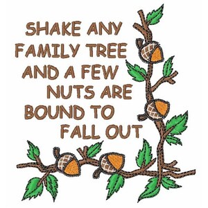 Family Tree - Machine Embroidery Design - Etsy