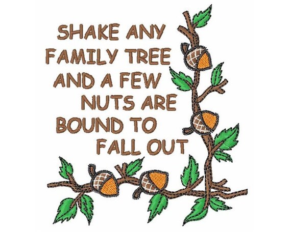 Family Tree Machine Embroidery Design - Etsy