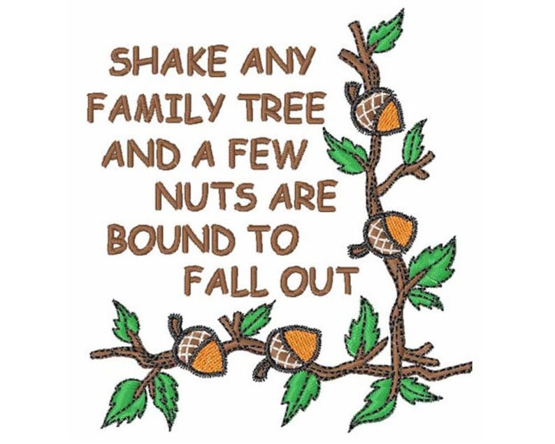 Family Tree - Machine Embroidery Design - Etsy