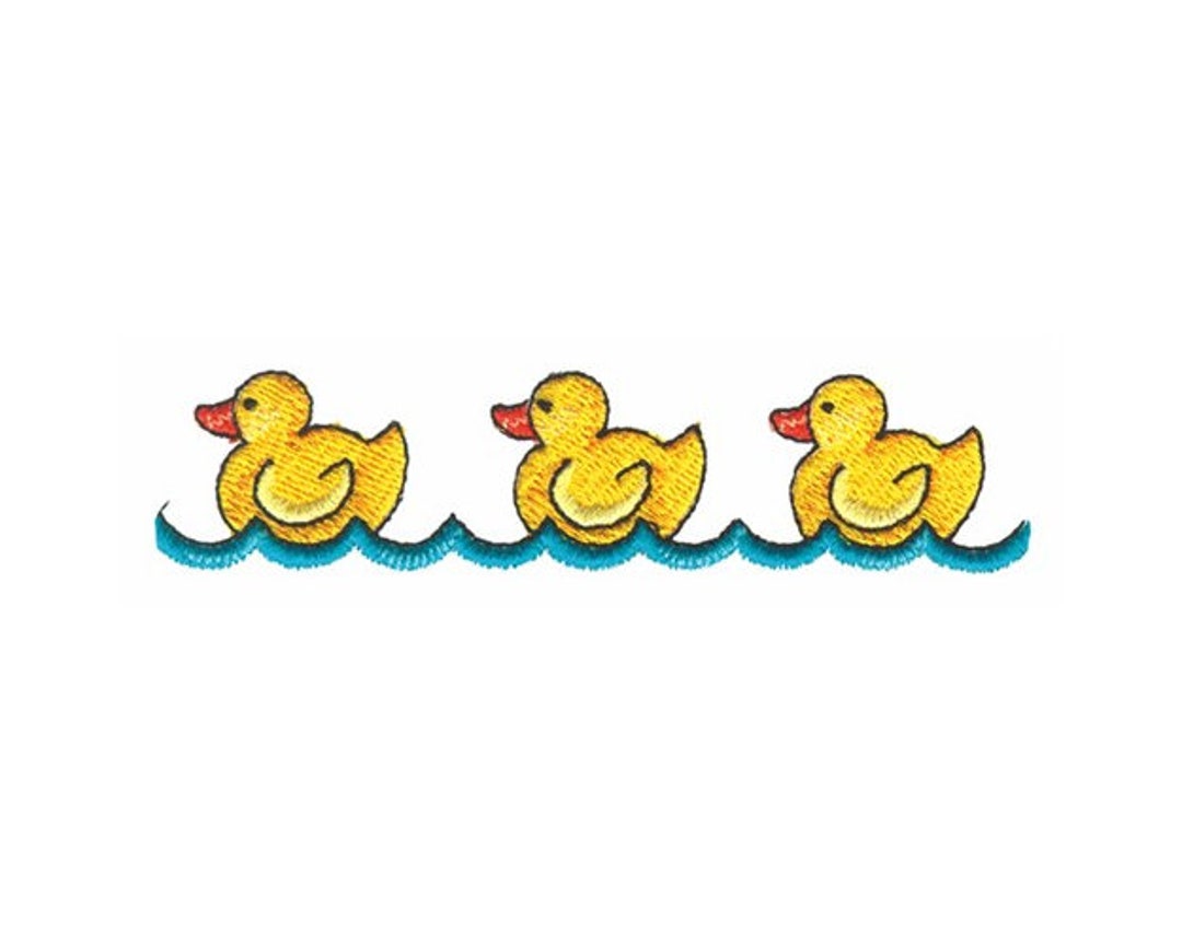 Rubber Ducks - Machine Embroidery Design - Etsy