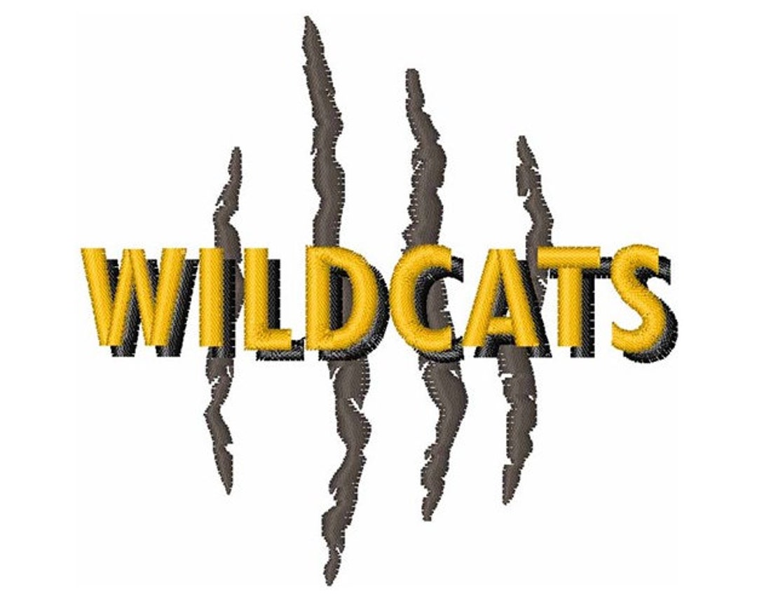Wildcats Claw Marks - Machine Embroidery Design - Etsy