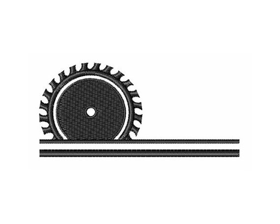 Saw Blade Machine Embroidery Design - Etsy