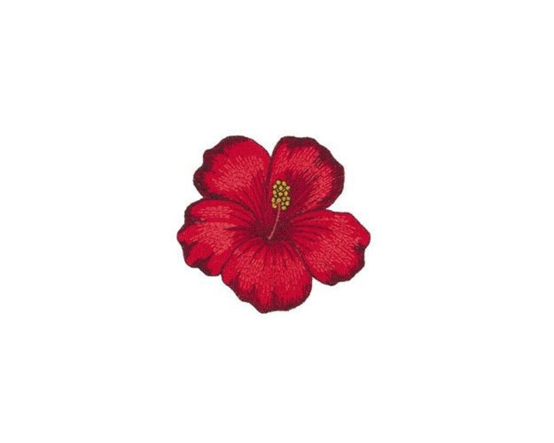Hibiscus Flower - Machine Embroidery Design - Etsy
