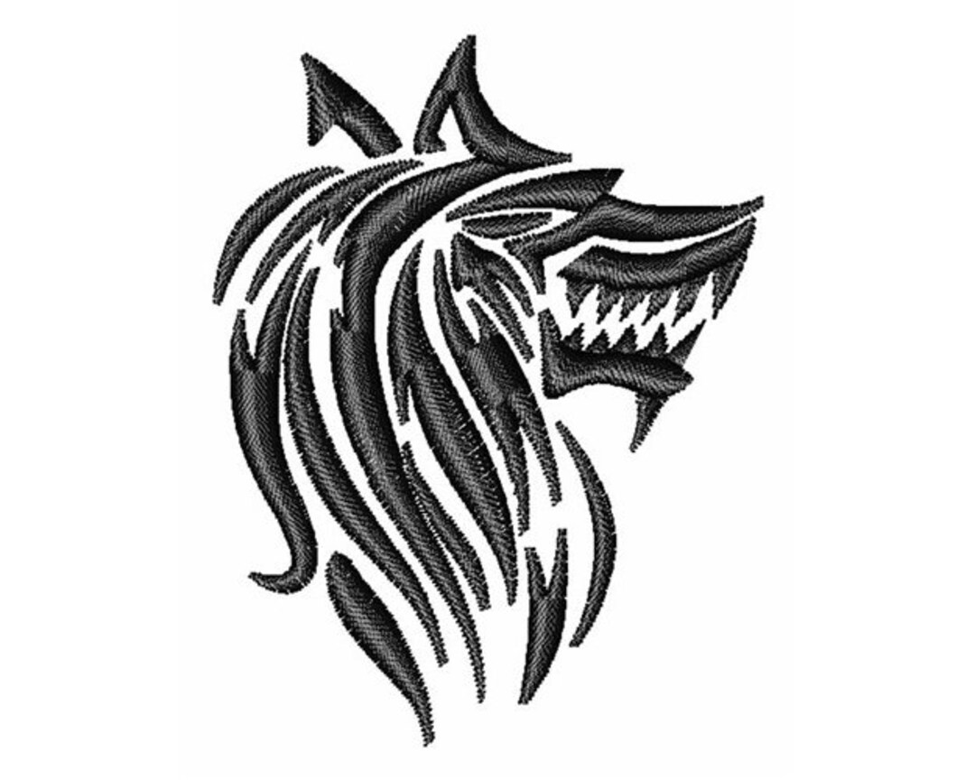 Werewolf Machine Embroidery Design - Etsy