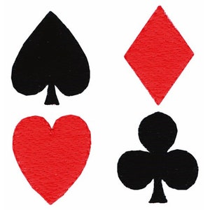 Playing Card Montage Machine Embroidery Design - Etsy