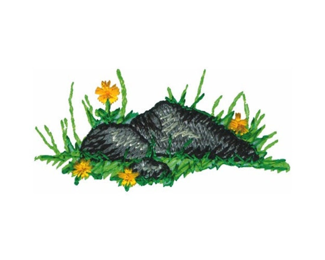 Rocks in the Grass - Machine Embroidery Design - Etsy