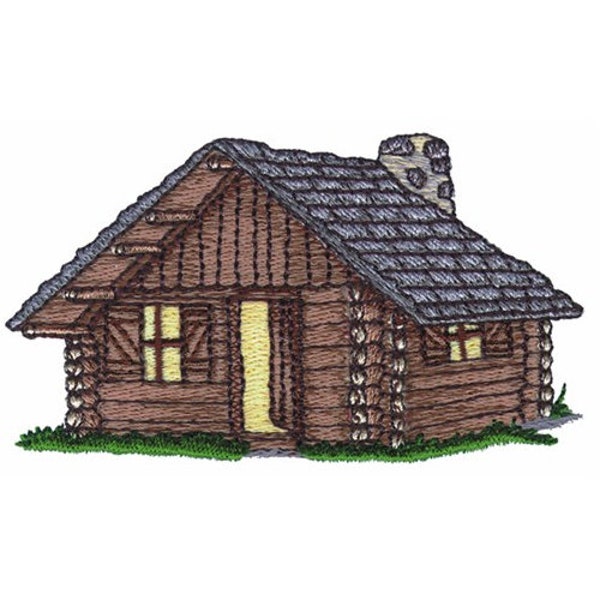 Cabin Embroidery - Etsy