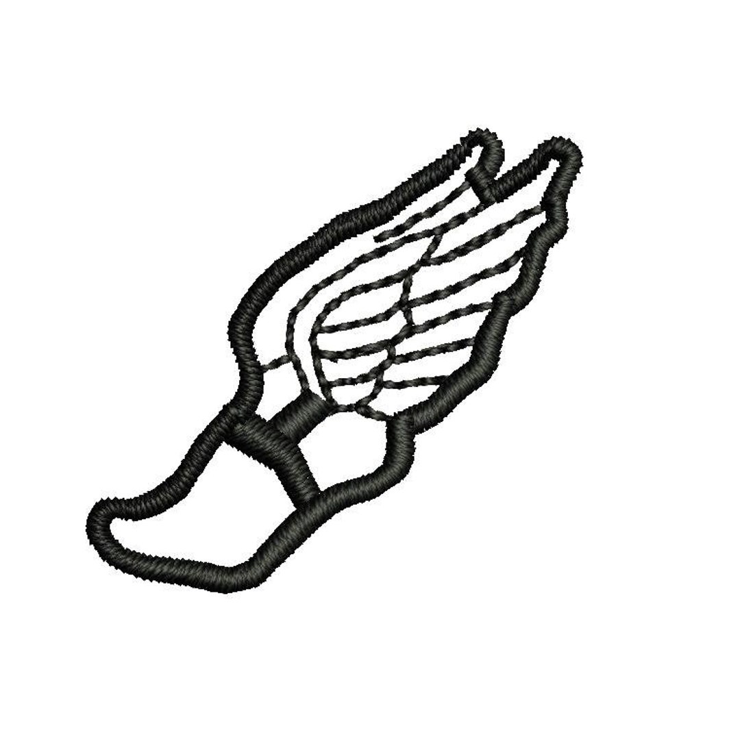 Winged Foot - Machine Embroidery Design - Etsy