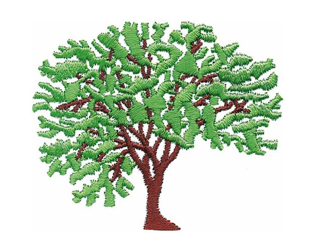 Tree - Machine Embroidery Design - Etsy