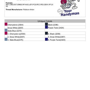 Your Handyman - Machine Embroidery Design - Etsy