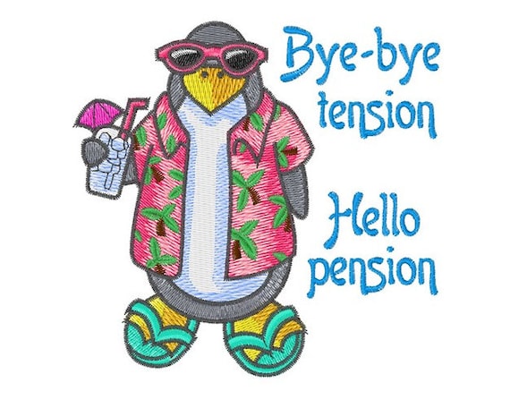 Bye Bye Tension Machine Embroidery Design - Etsy
