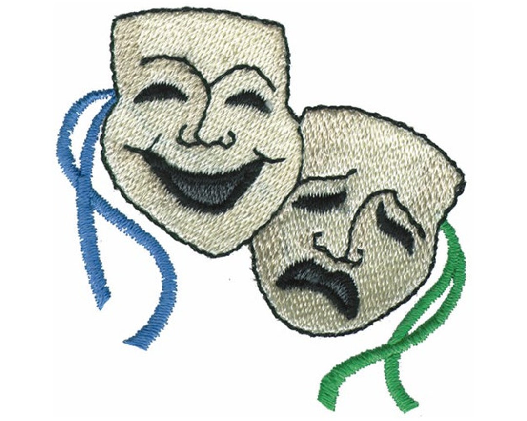 Drama - Machine Embroidery Design - Etsy