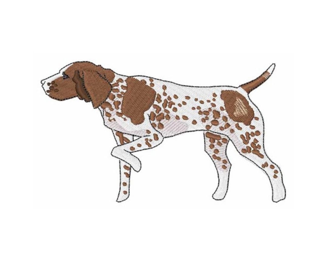 German Pointer - Machine Embroidery Design - Etsy