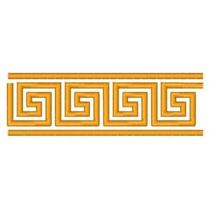 Greek Key Border - Machine Embroidery Design - Etsy