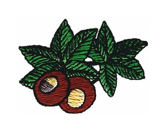 Ohio Buckeye Leaf - Machine Embroidery Design - Etsy