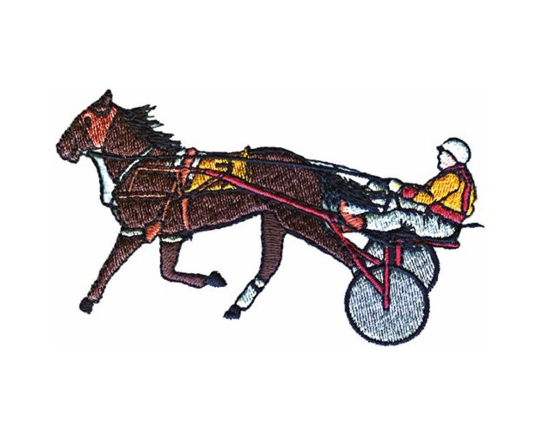 Harness Racer - Machine Embroidery Design - Etsy