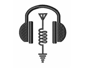 Ham Radio Machine Embroidery Design - Etsy