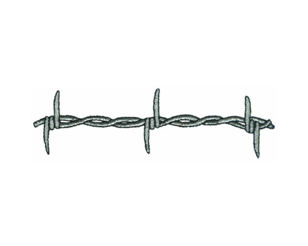 Barbed Wire - Machine Embroidery Design - Etsy