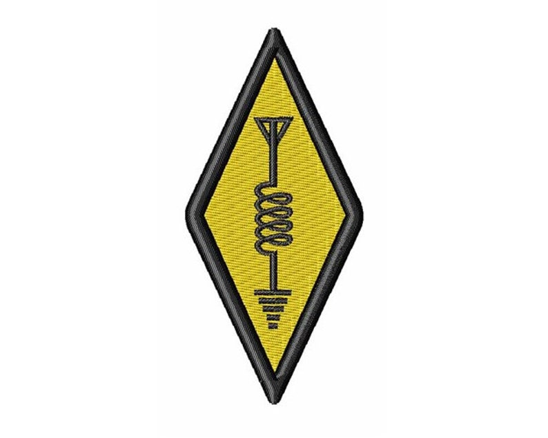 Ham Radio Symbol Machine Embroidery Design - Etsy